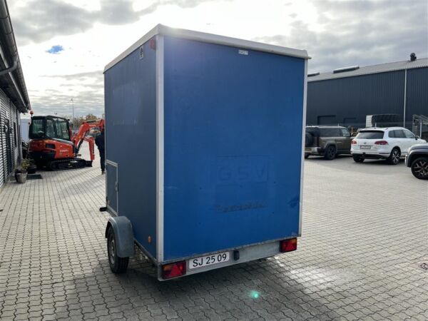 Scanvogn Badmobil bad 1 toilet vogn med wc bad og kværn. - AB Lauridsen ...